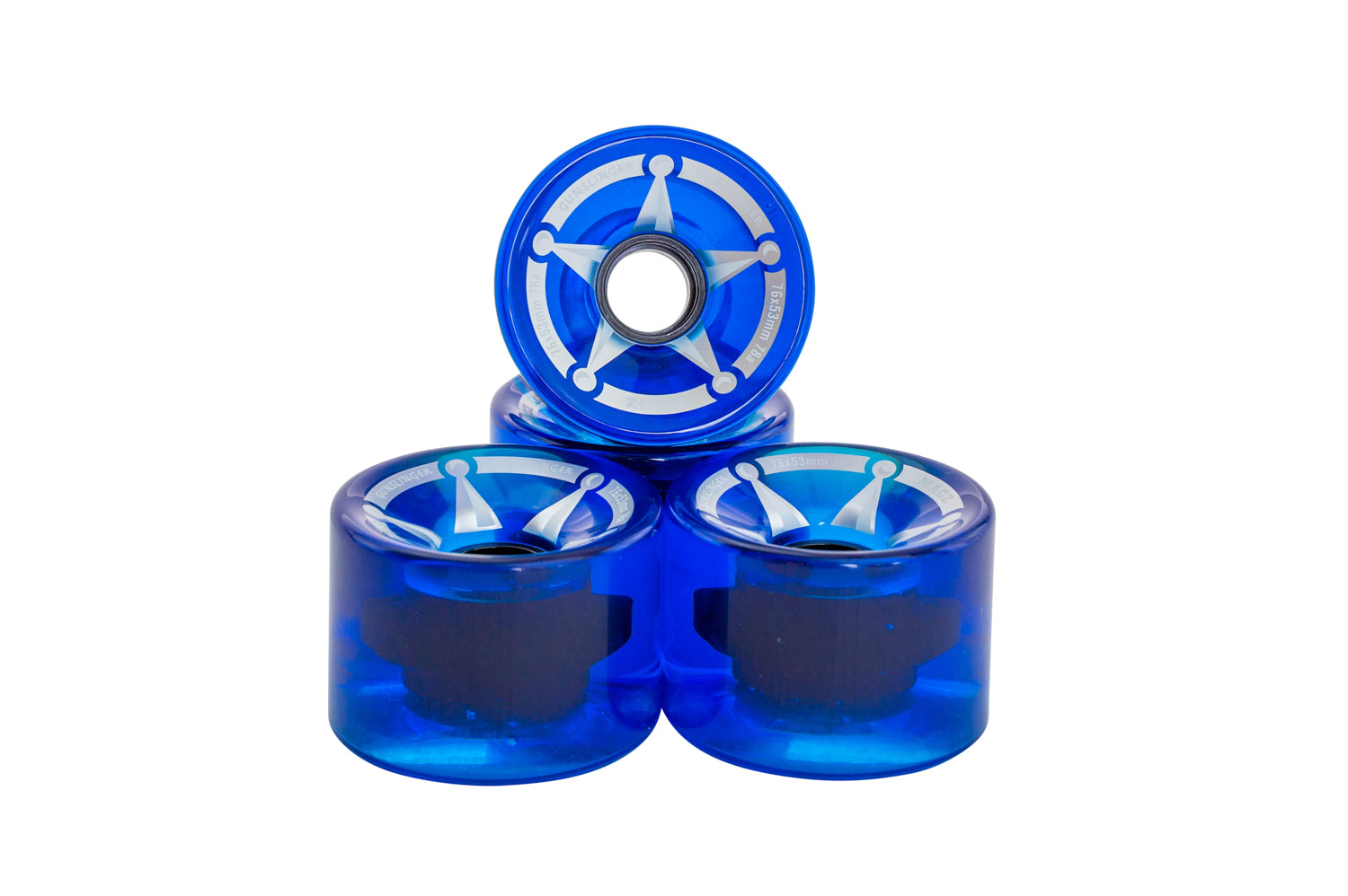 Magz Wheels Blue 78A | Gunslinger Longboard Skateboards & Accessories ...