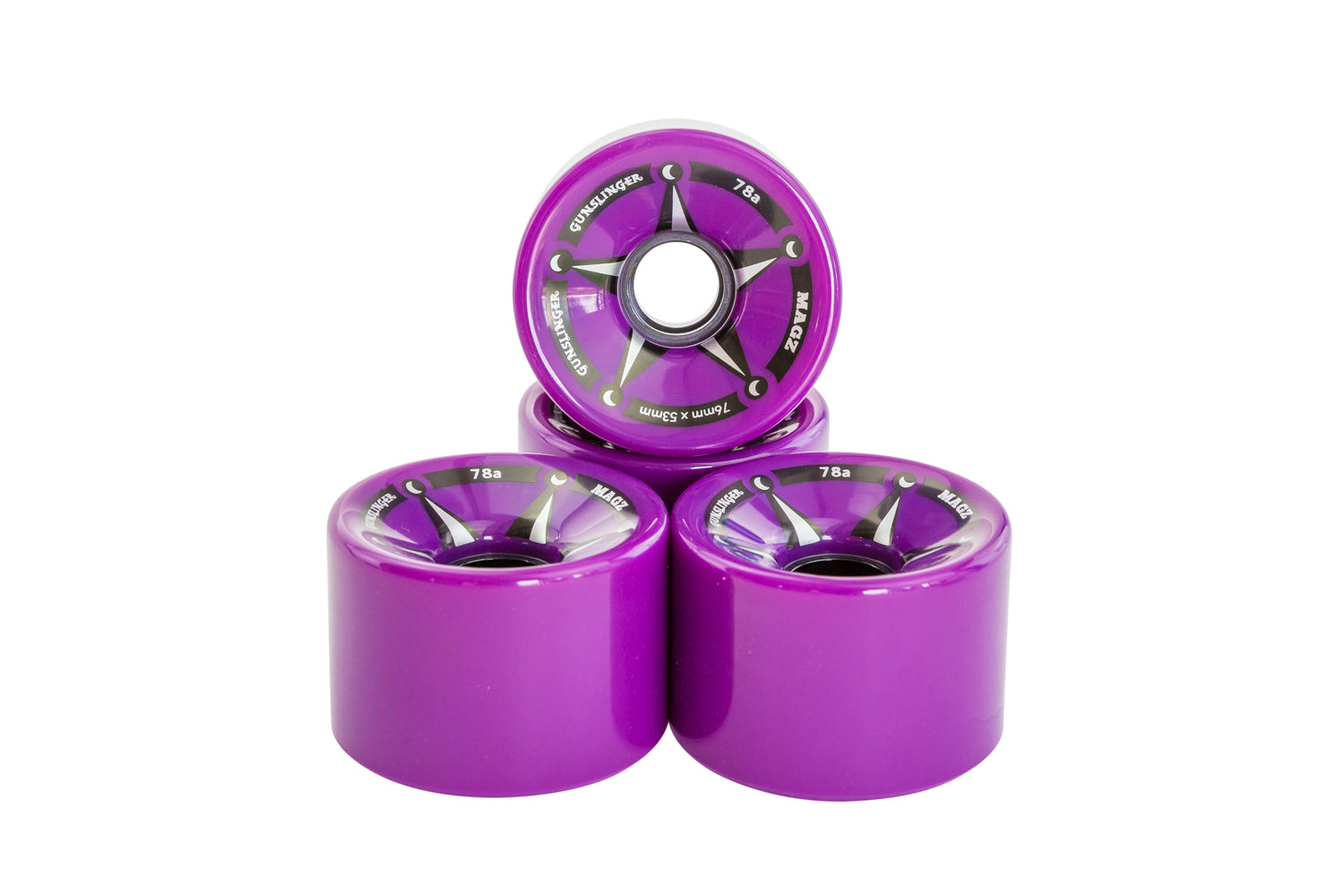 Magz Wheels Purple 78A | Gunslinger Longboard Skateboards & Accessorie ...